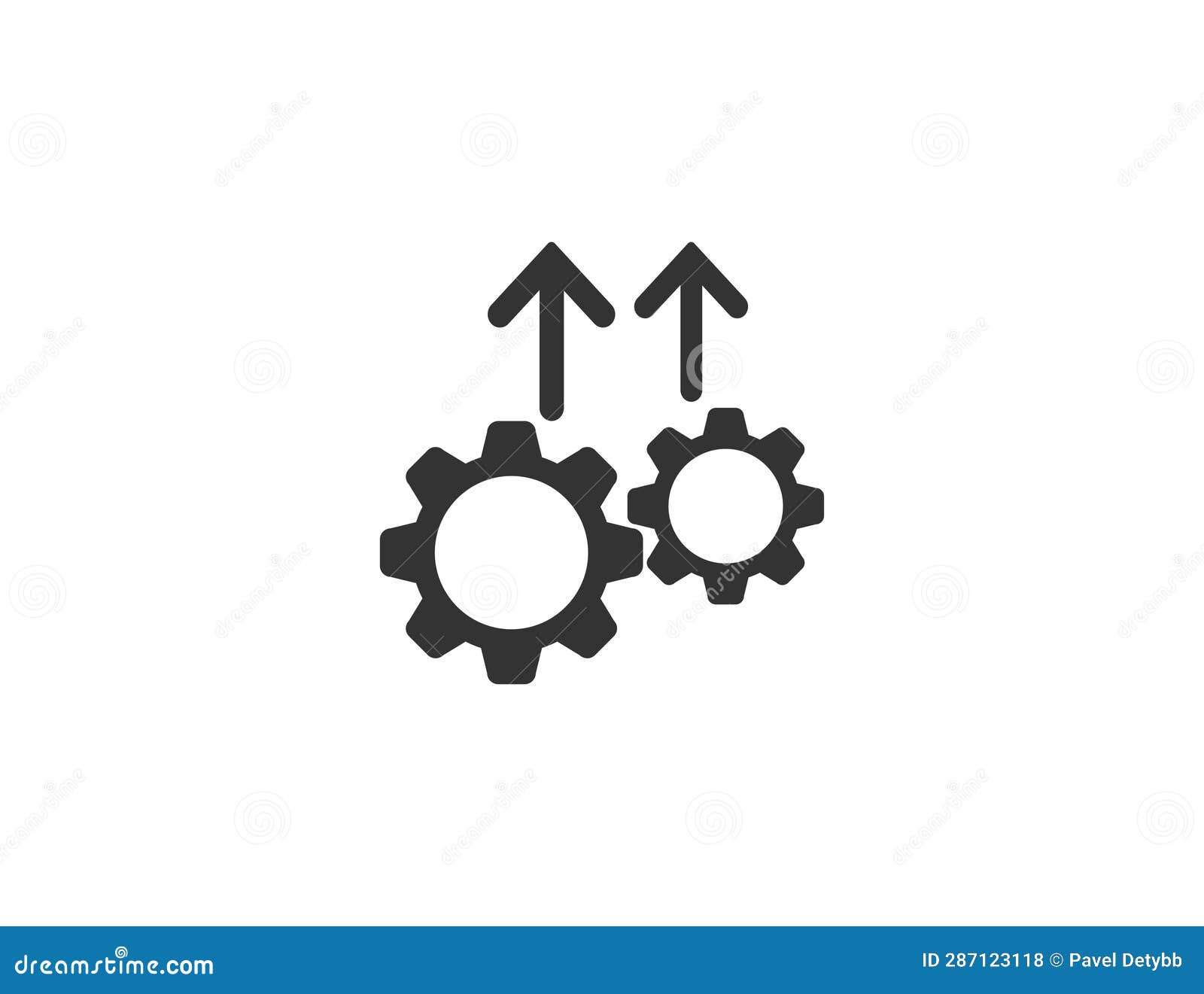 Efficiency, Business, Management Icon. Vector Illustration. Stock ...