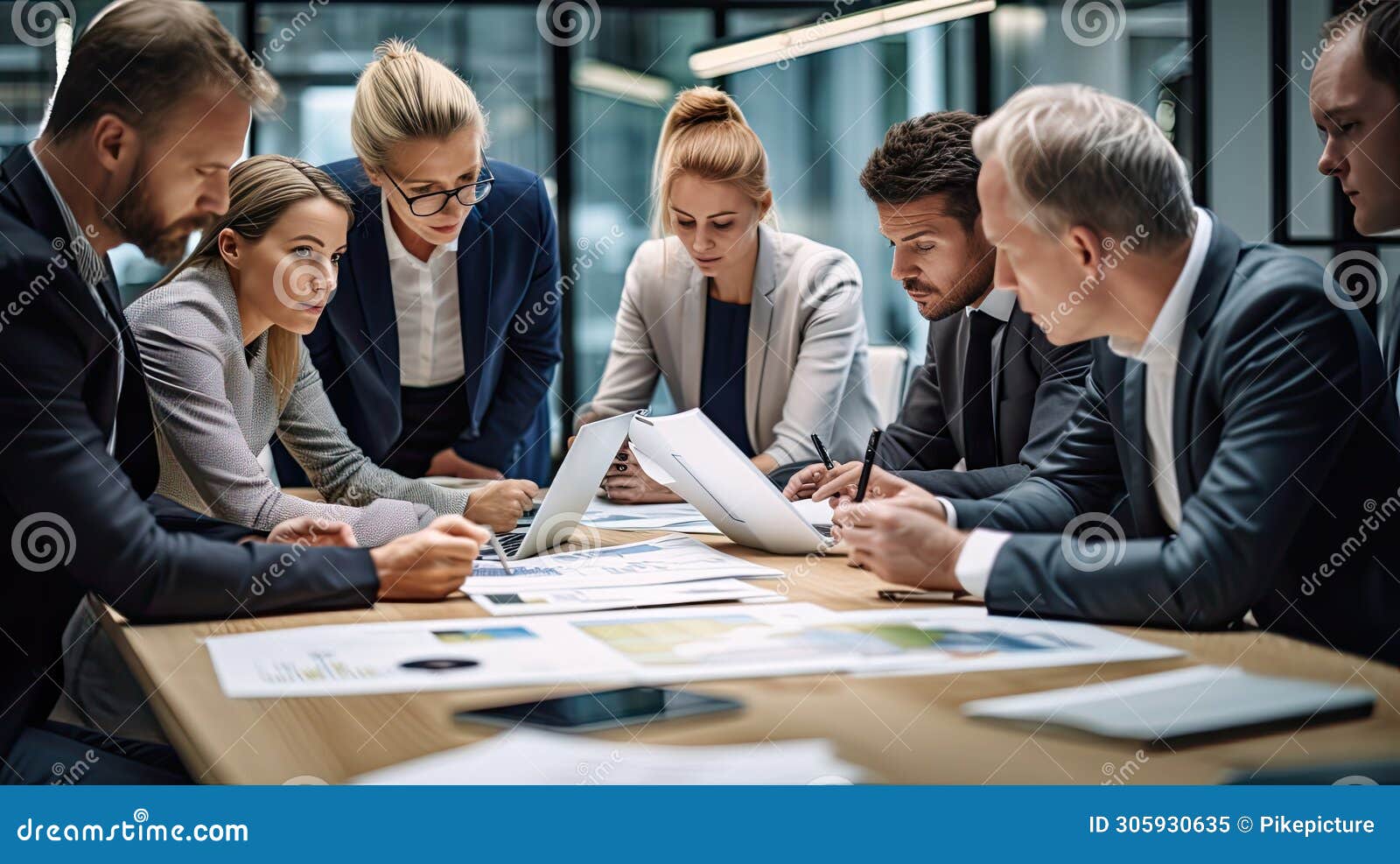 Efficiency busy team stock illustration. Illustration of communication ...