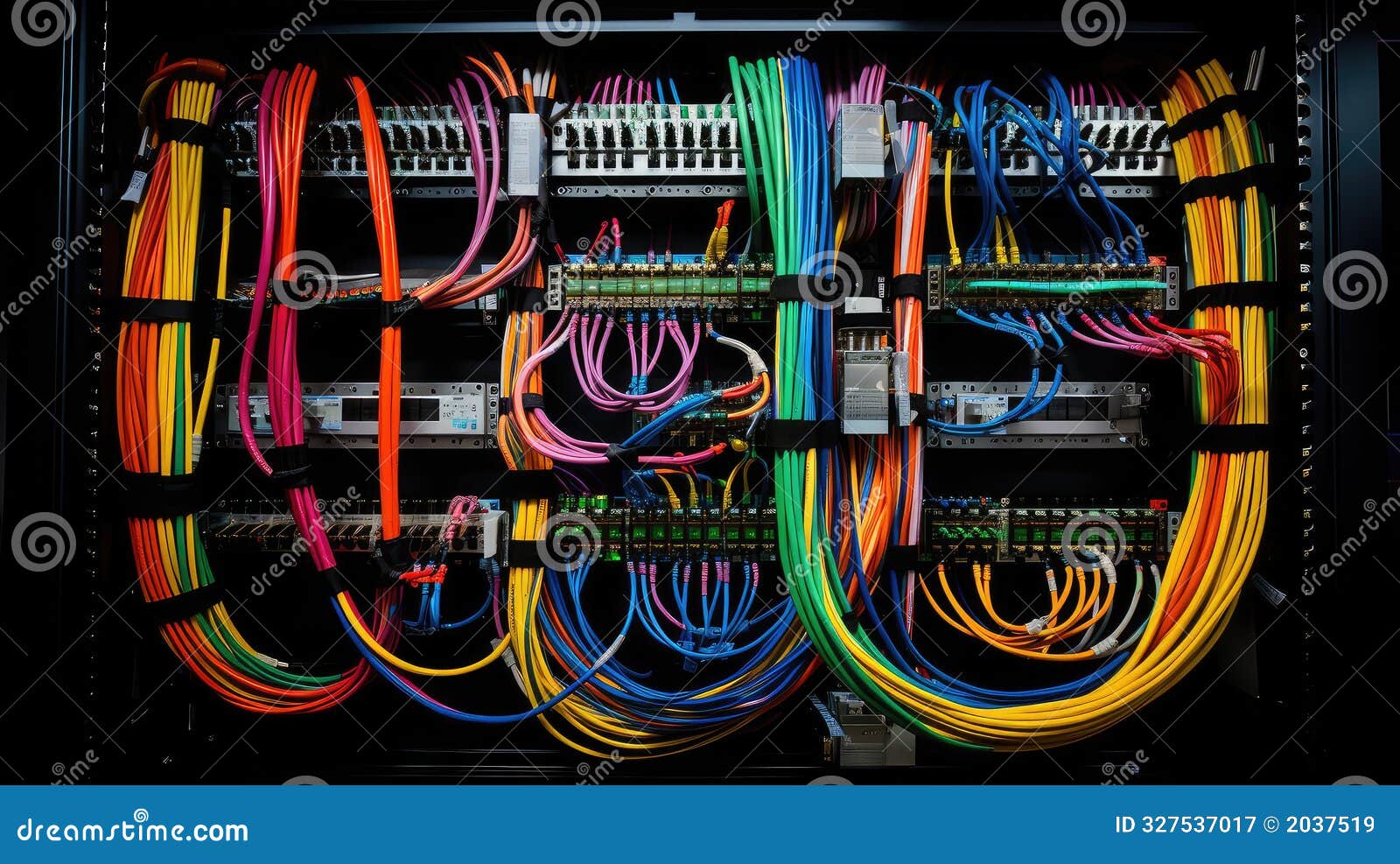 Color Cabling Royalty-Free Illustration | CartoonDealer.com #324974619