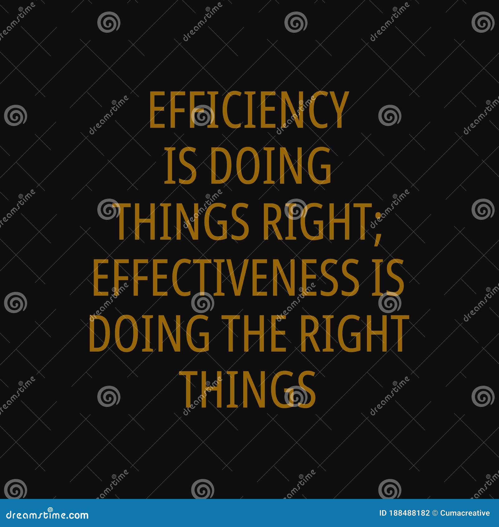 Efficiency is Doing Things Right Effectiveness is Doing the Right ...
