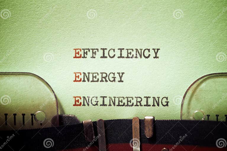 Efficiency Energy Engineering Stock Image - Image of sentence ...