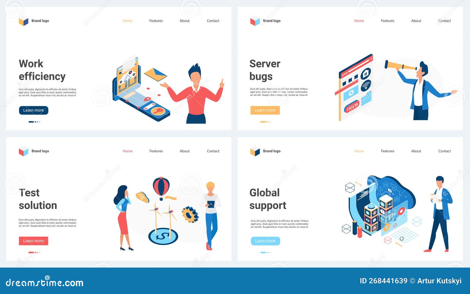 Efficiency of Global Support, Server Bugs Test Set, Tiny People Fix ...