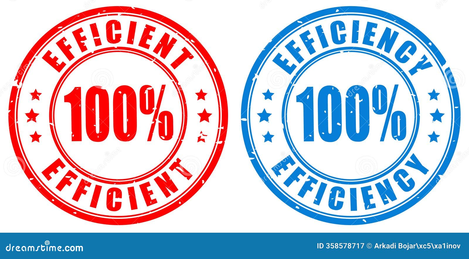 Efficiency Guarantee Rubber Stamp Stock Vector - Illustration of ...
