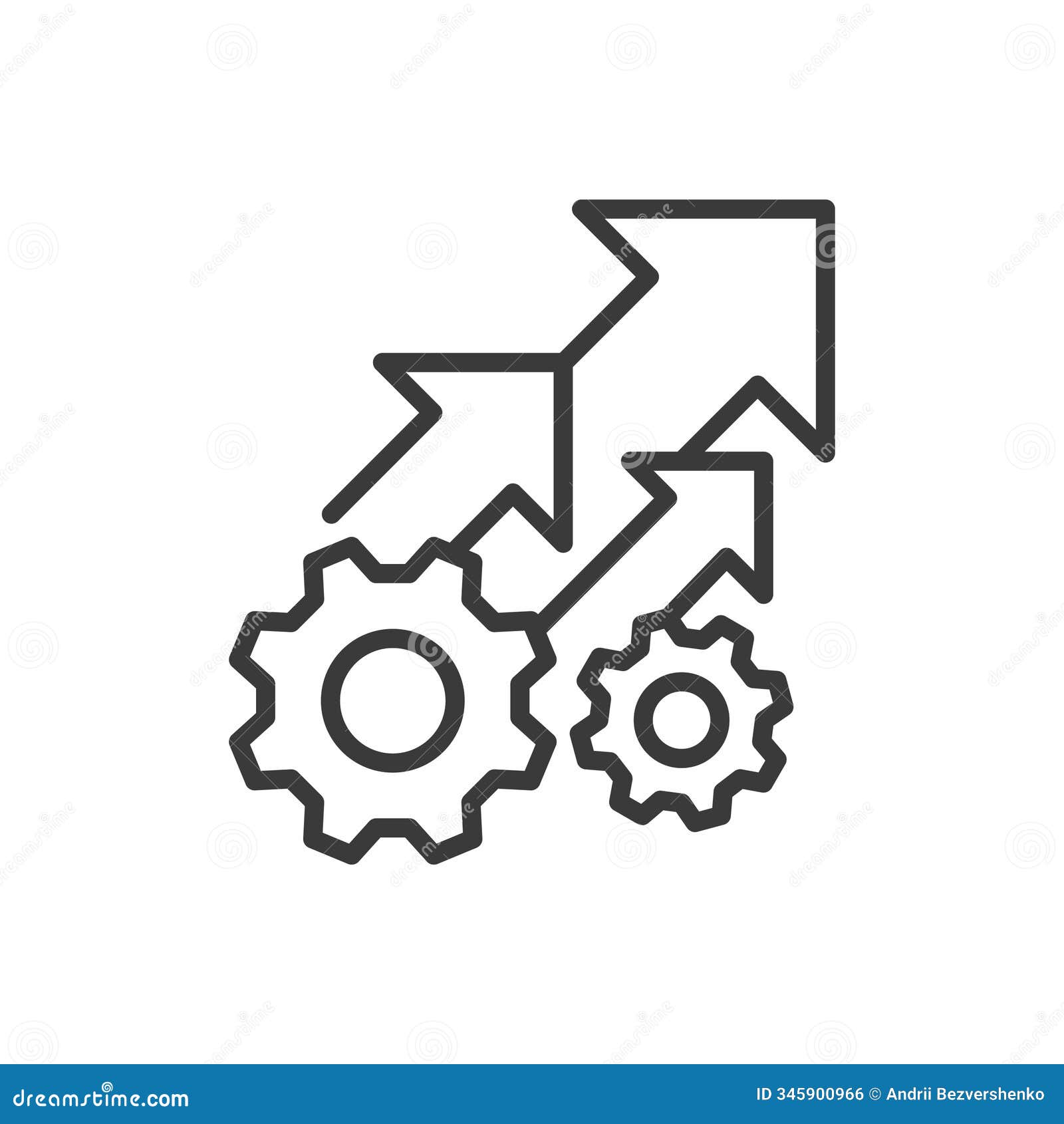 Performance Optimization Line Icons Collection. Efficiency, Scalability ...