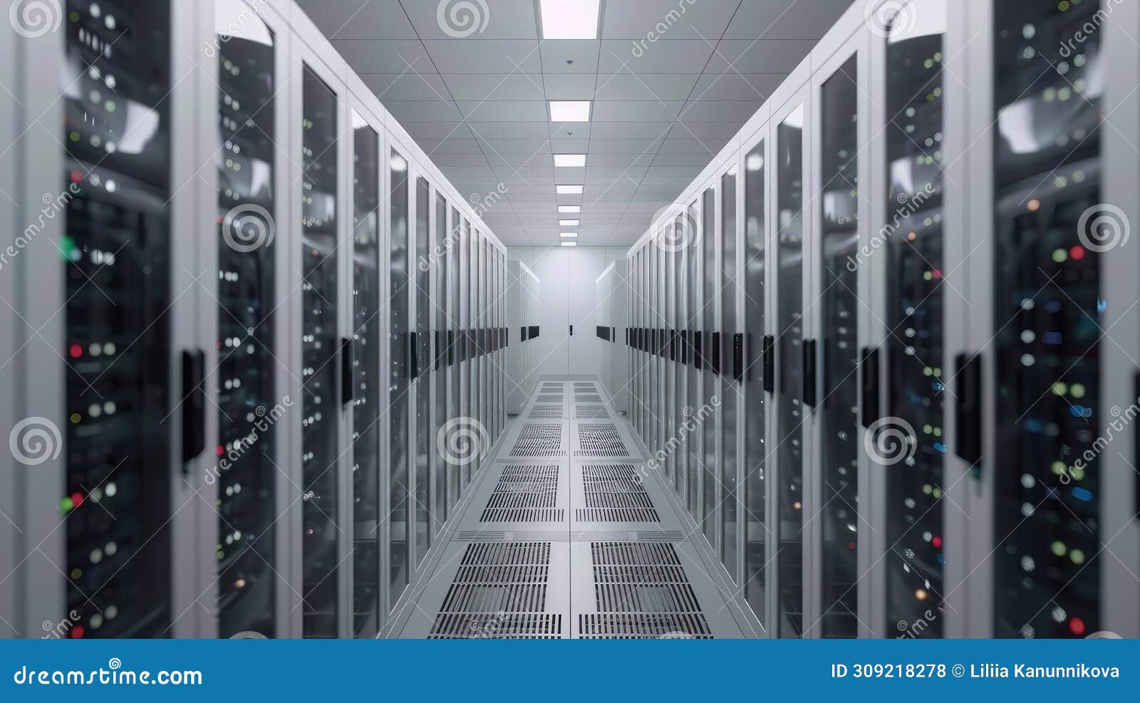 The Efficiency and Precision of AI Data Processing in a Bustling Data ...