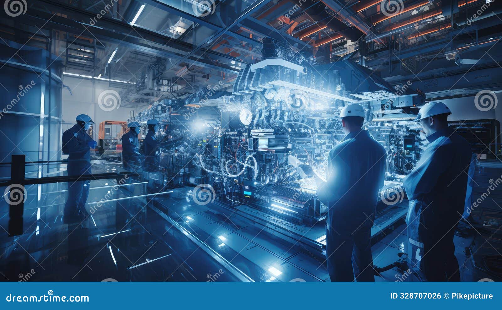 Efficiency Process Technology Stock Illustration - Illustration of ...