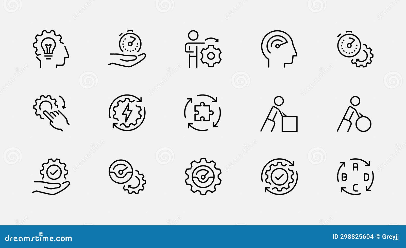 Efficiency And Productivity With Work Improvement And Effort Outline ...