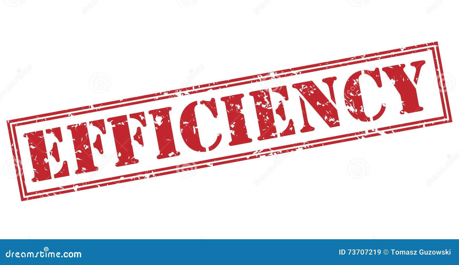 Efficiency red stamp stock illustration. Illustration of isolated ...