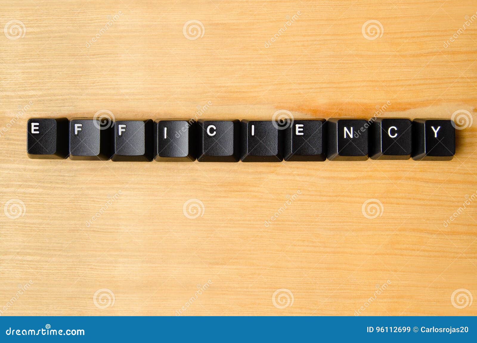 Efficiency word stock image. Image of keyboard, typography - 96112699