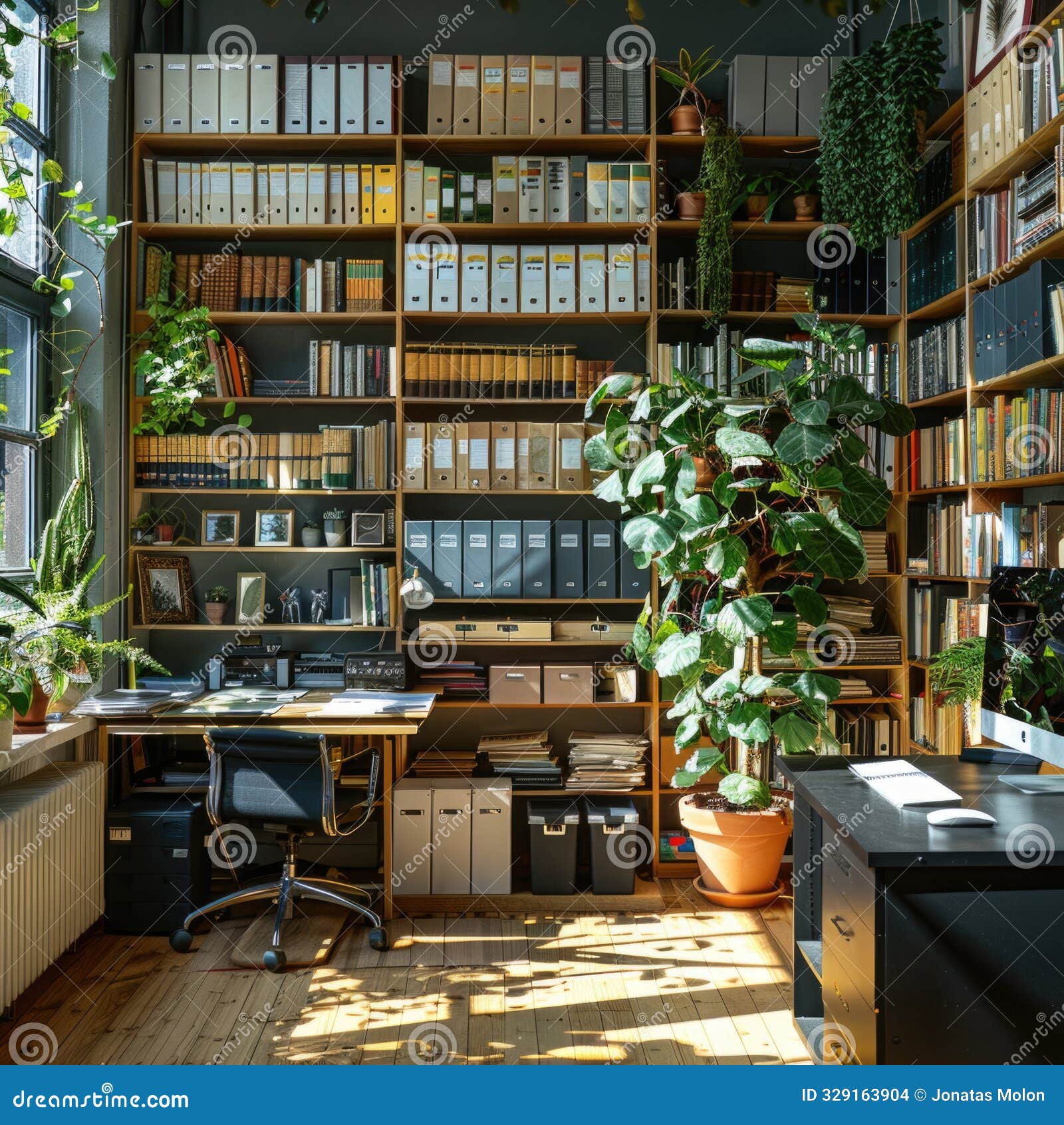 An Archive Room With Labeled Boxes, Signifying The Organization And ...