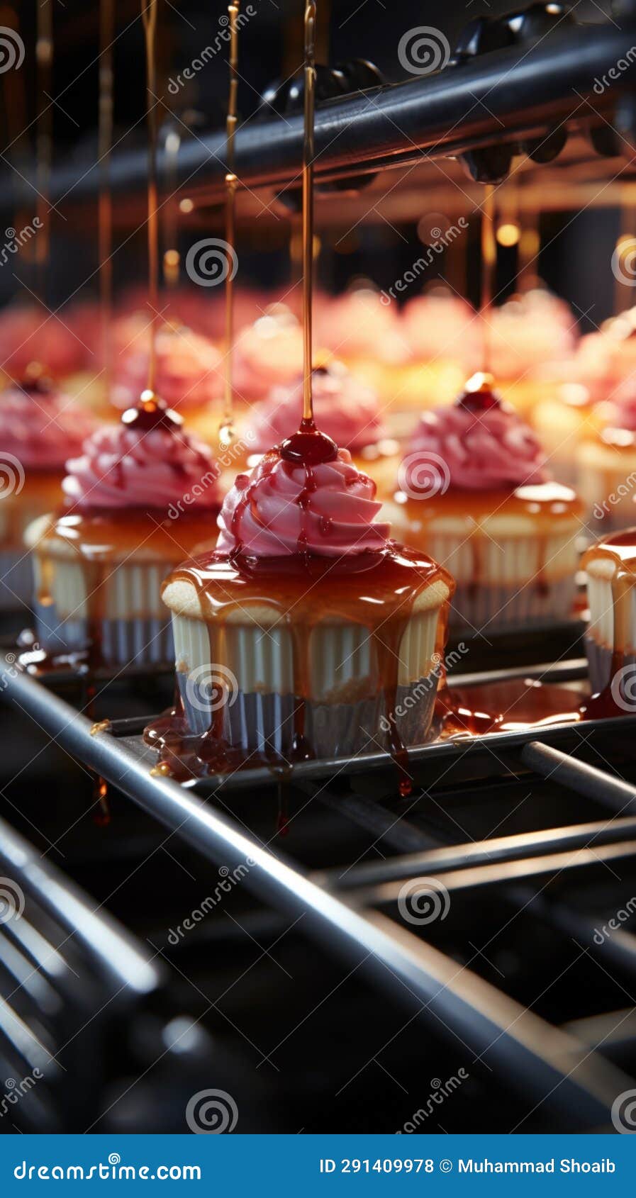 Efficient Assembly Line Moves Cakes Towards Final Decoration and ...