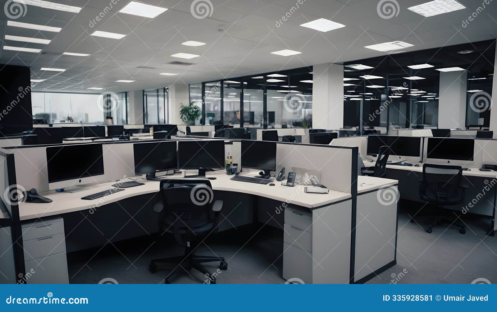 Efficient Communication: a Call Center Overview Stock Illustration ...