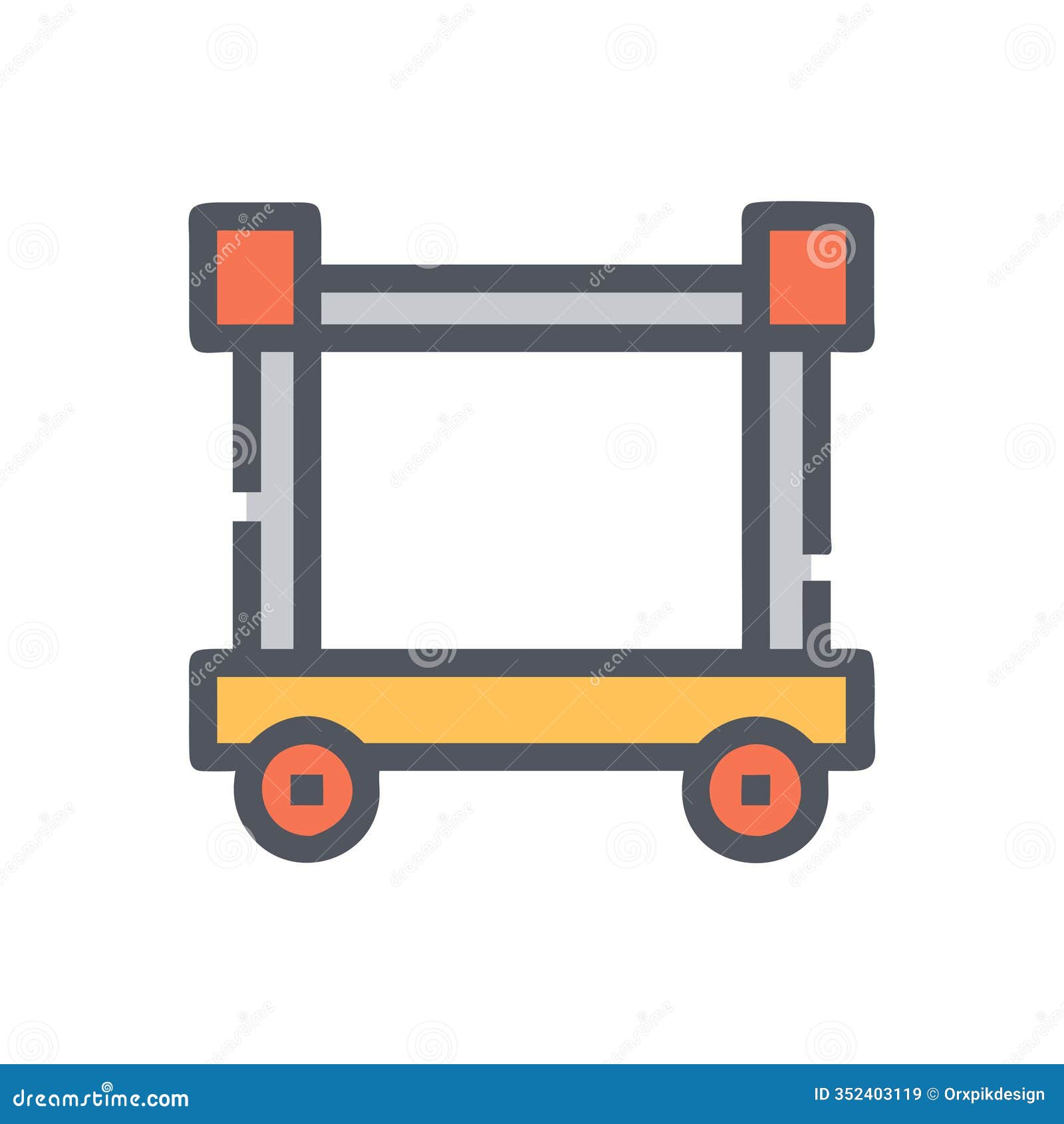 Roller Frame Design for Efficient Painting Stock Illustration ...