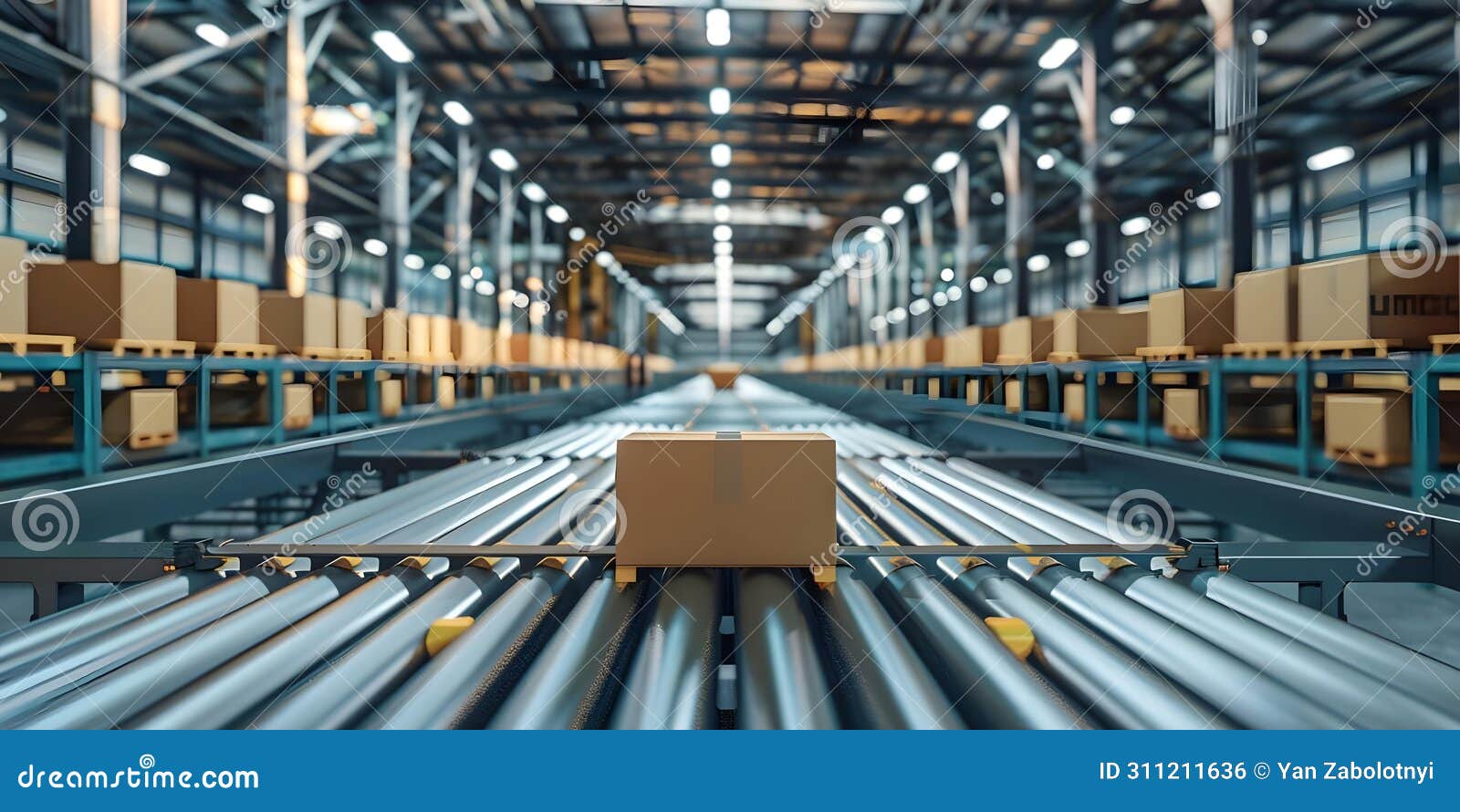 Efficient Distribution Center with High-tech Automated Warehouse ...