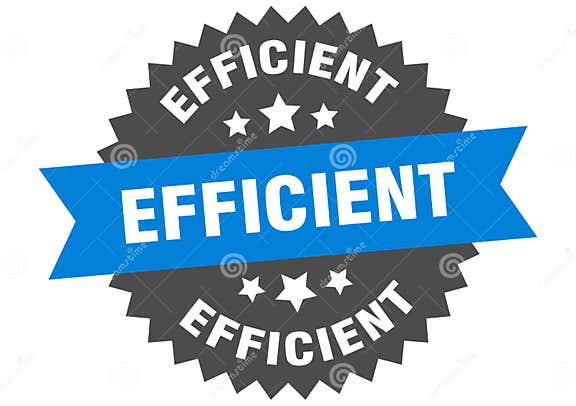 Efficient stock vector. Illustration of vignette, insignia - 160544605