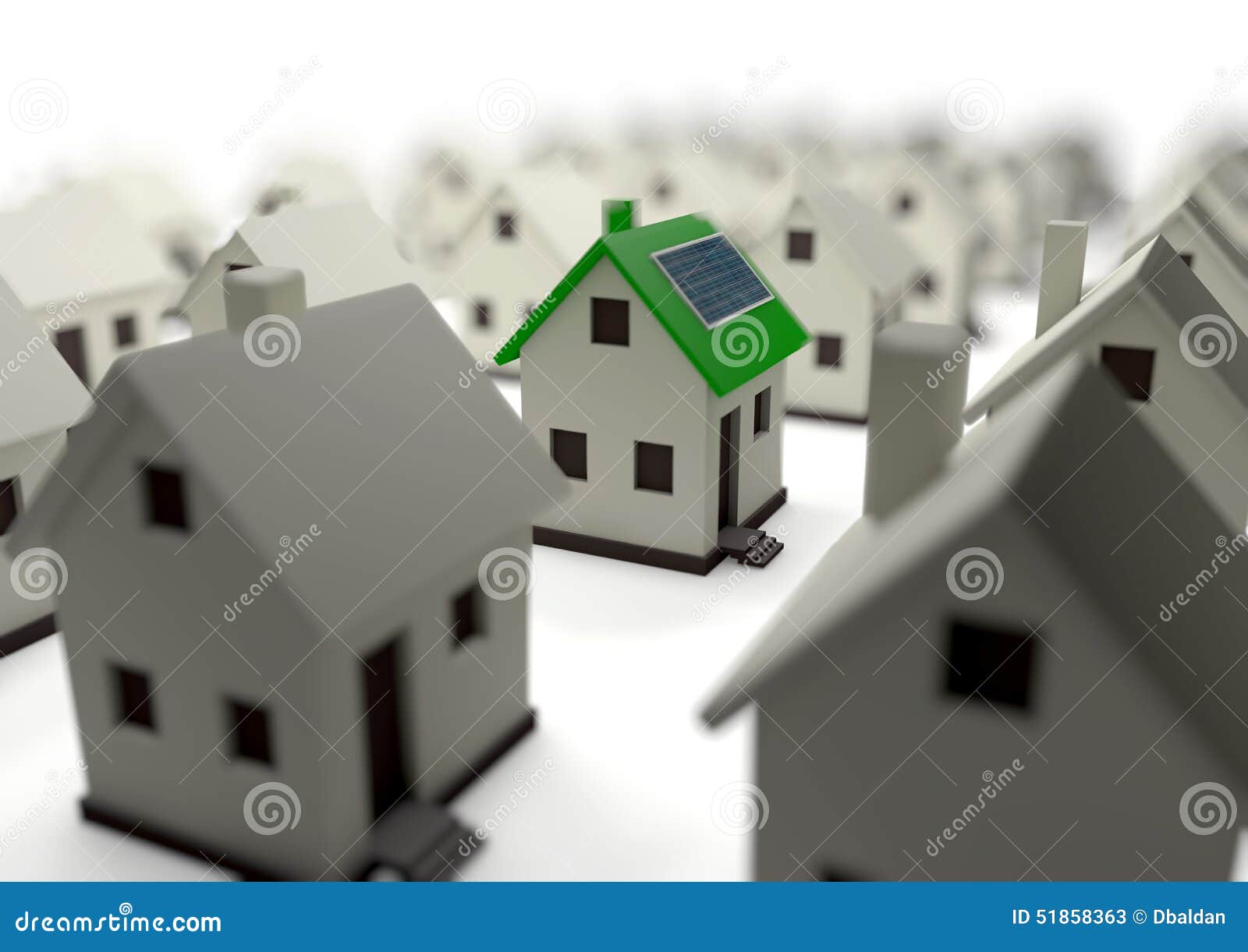 Efficient Energy House For Save The World Environment Royalty-Free ...