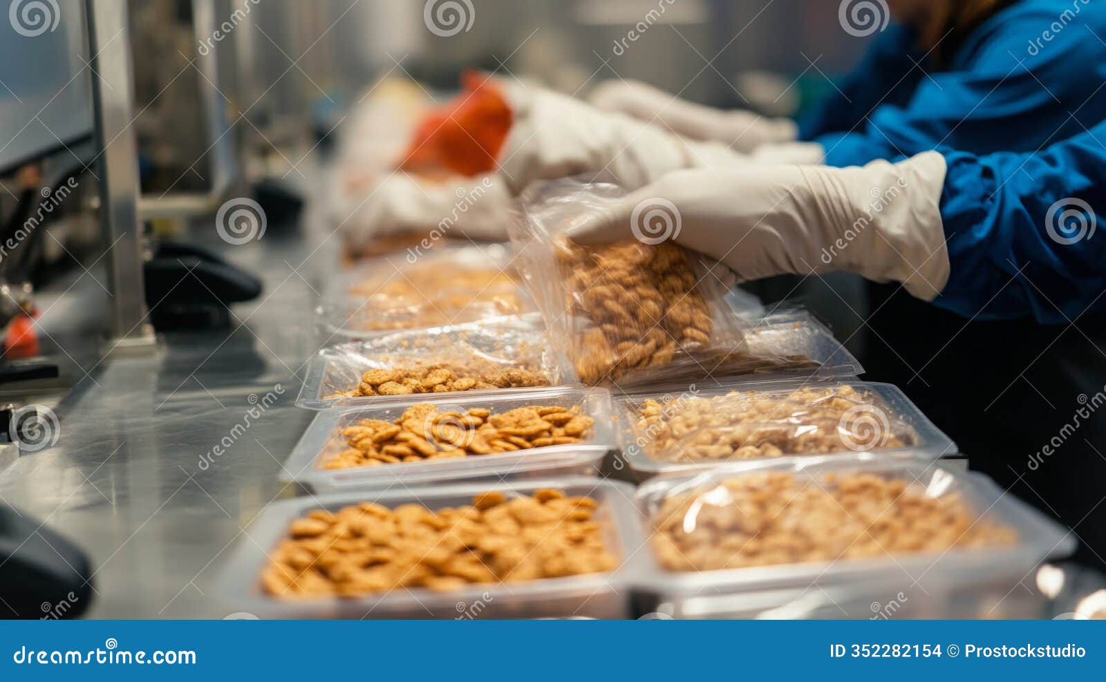 Efficient Food Packaging Process on a Production Line Featuring Ai ...