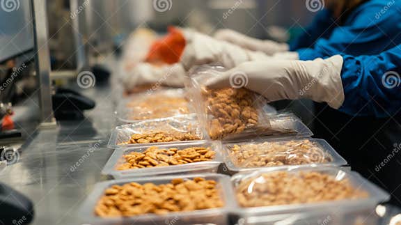 Efficient Food Packaging Process on a Production Line Featuring Ai ...