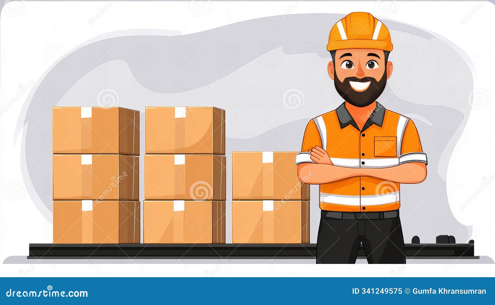 Efficient Forklift Operator Stacking Boxes in Warehouse Setting ...