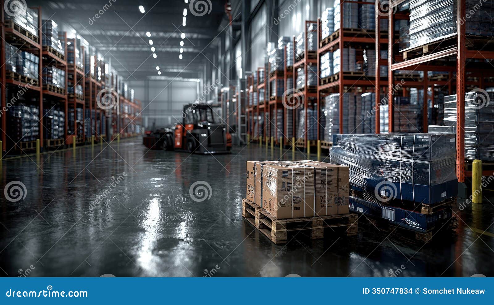 Efficient Goods Transfer in a Crossdock Warehouse Industrial Setting ...