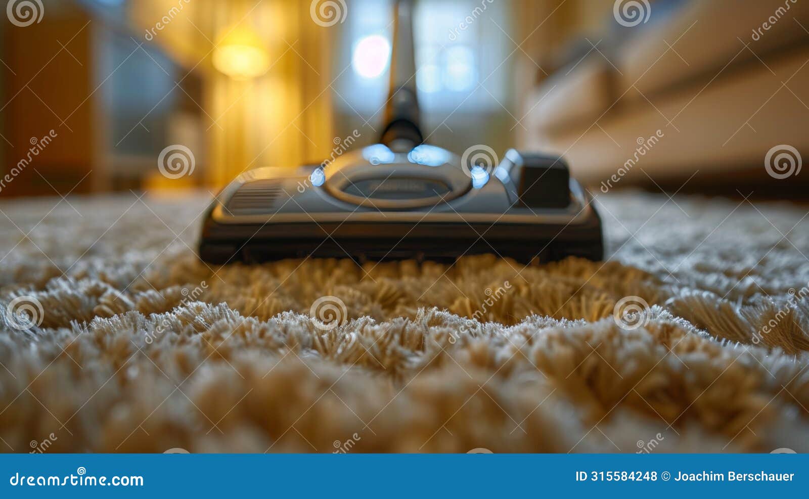 Efficient Hallway Cleaning Using a High Powered Vacuum Cleaner for ...