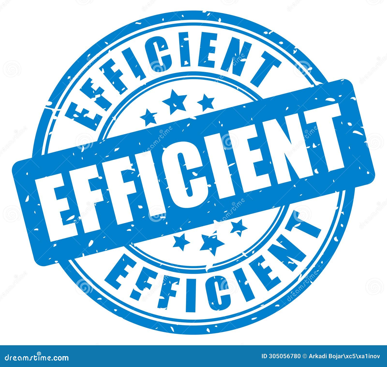 Efficient ink rubber stamp stock illustration. Illustration of ...