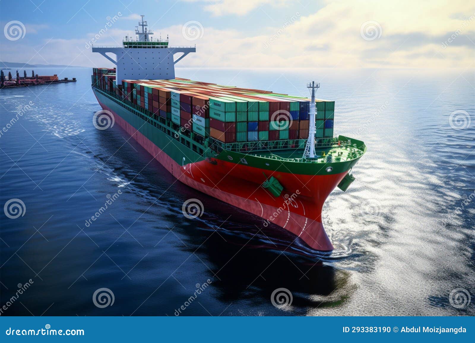 Efficient Loading of Cargo Containers Onto a Bustling Freight Vessel ...