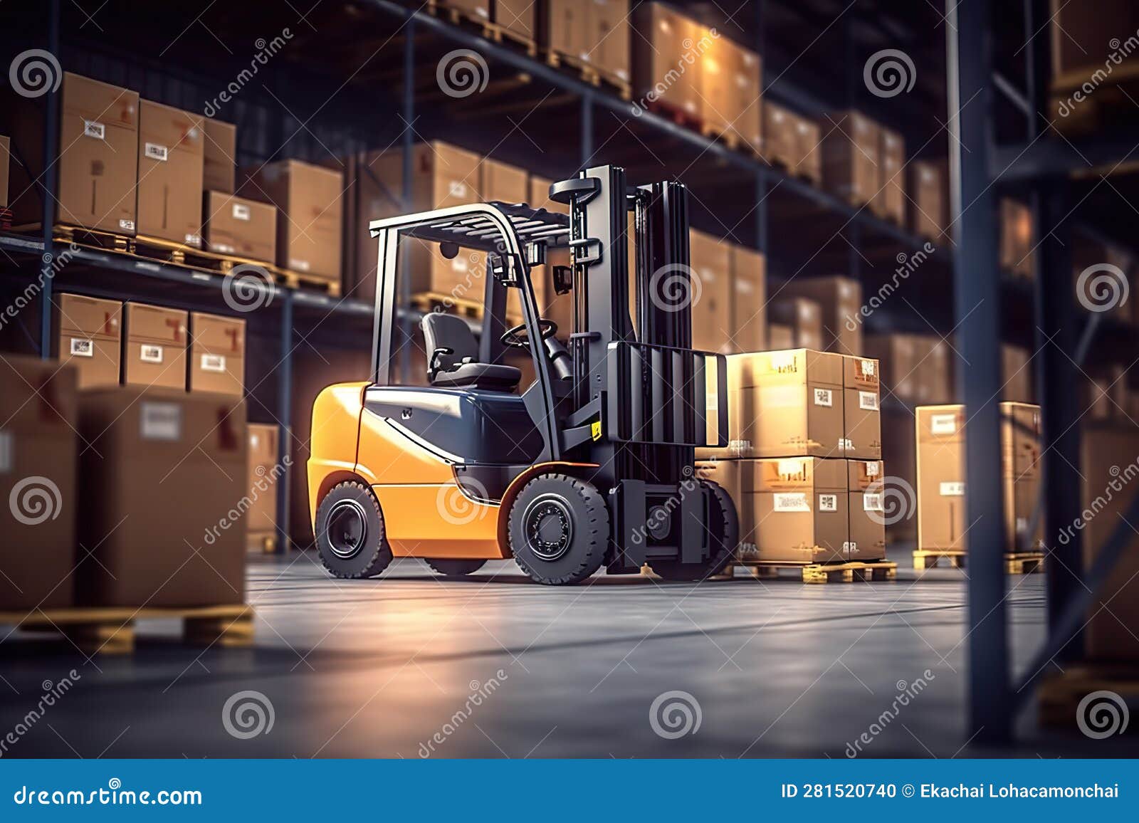 Warehouse Operations Black Icon Concept. Warehouse Operations Flat ...