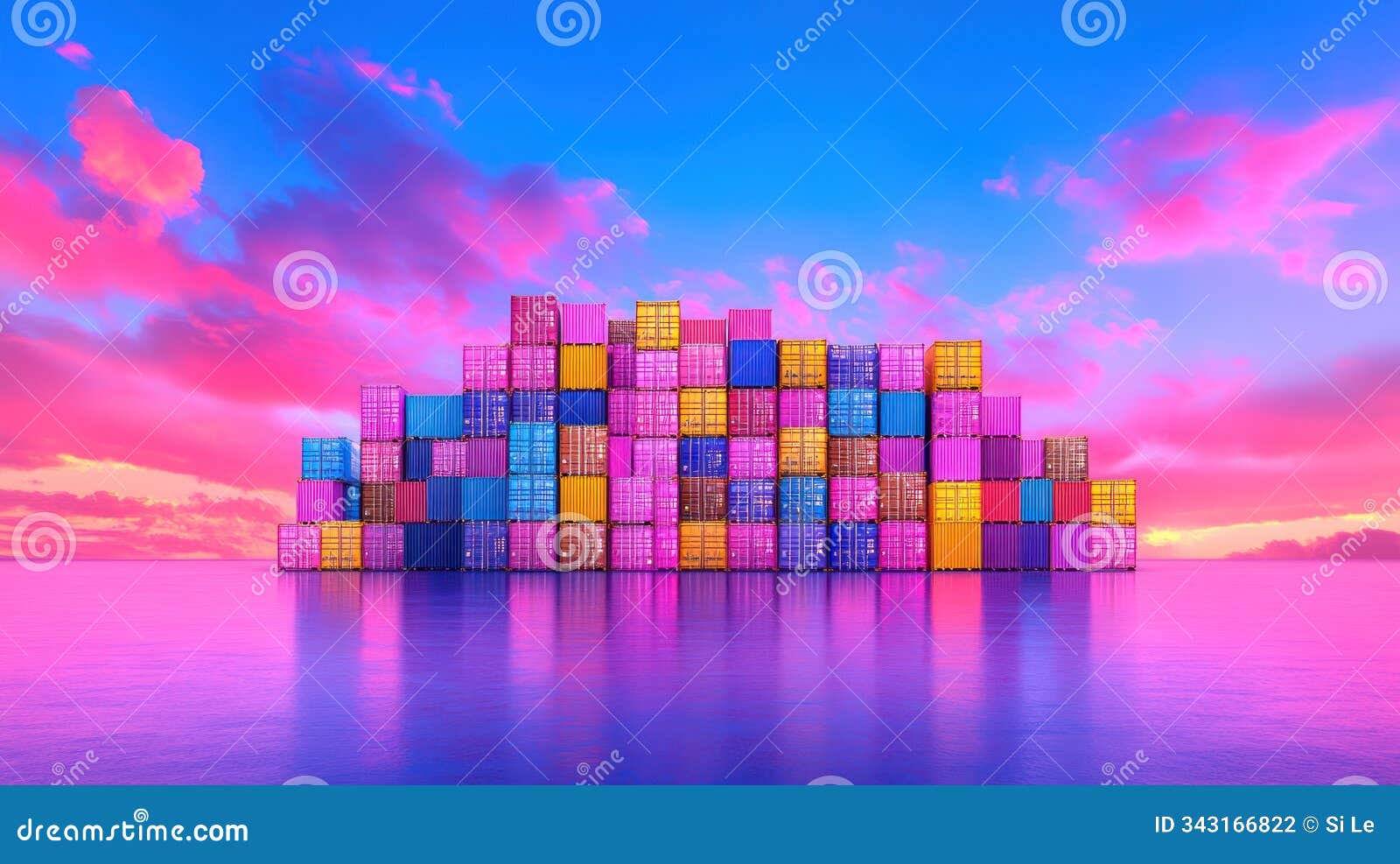 Efficient Logistics and Supply Chain Management in Action Stock ...