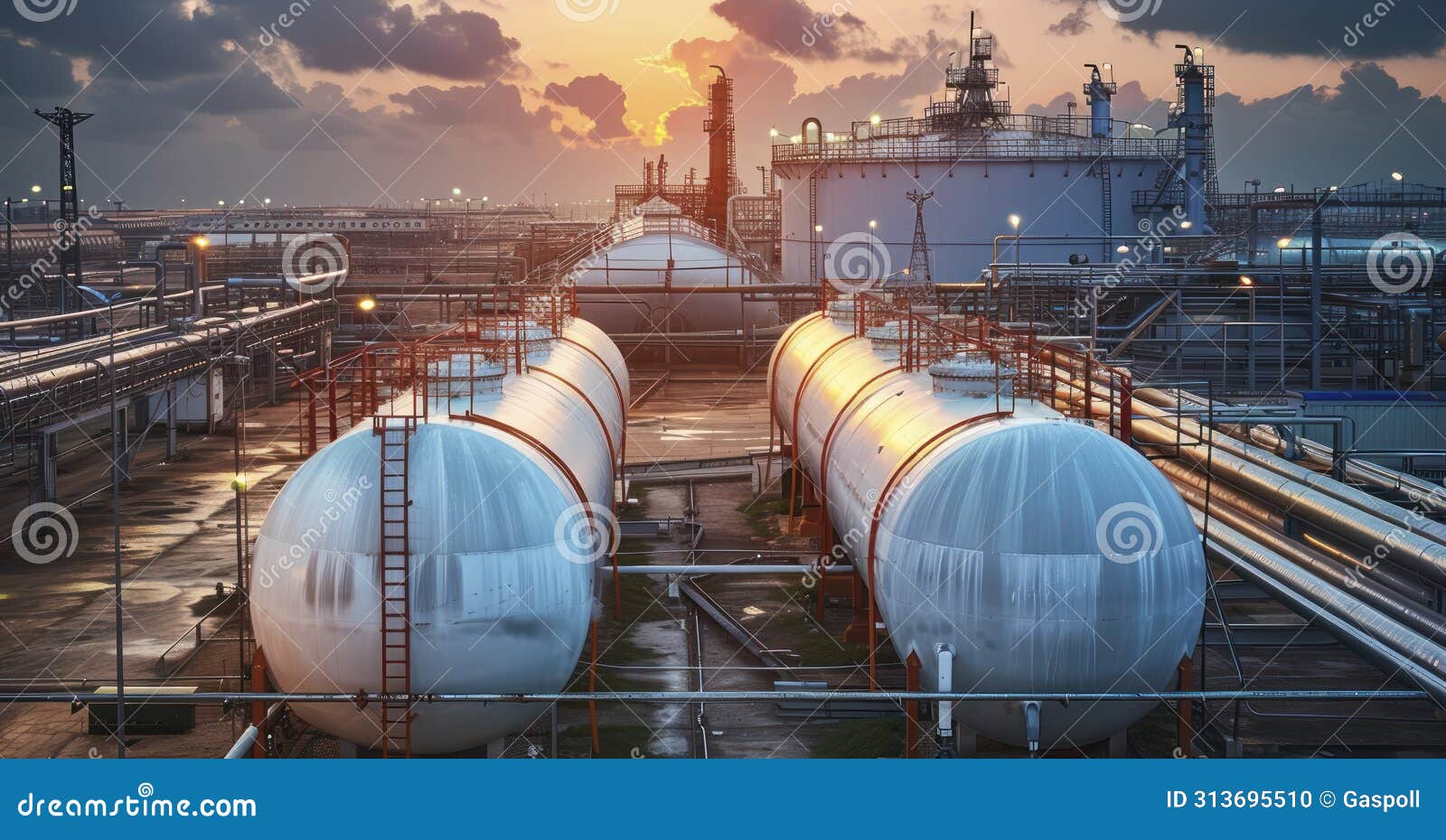 Efficient LPG Gas Storage Using Horizontal Tanks and Integrated ...