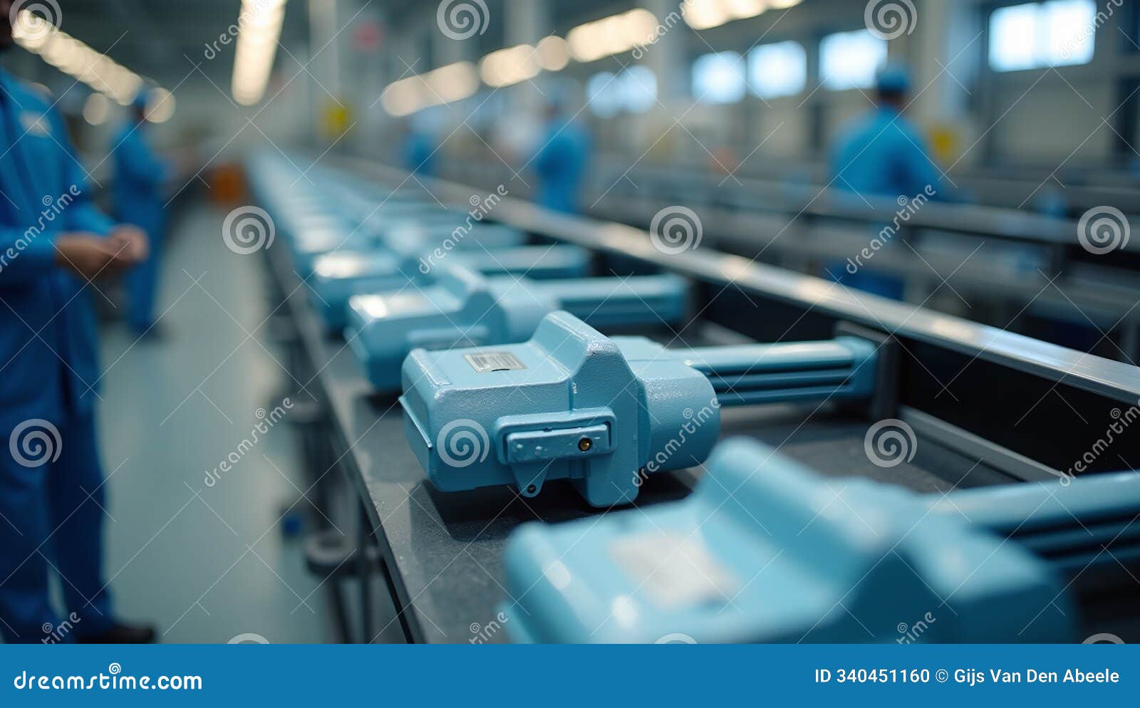 Efficient Manufacturing Completed Products on Assembly Line Stock ...
