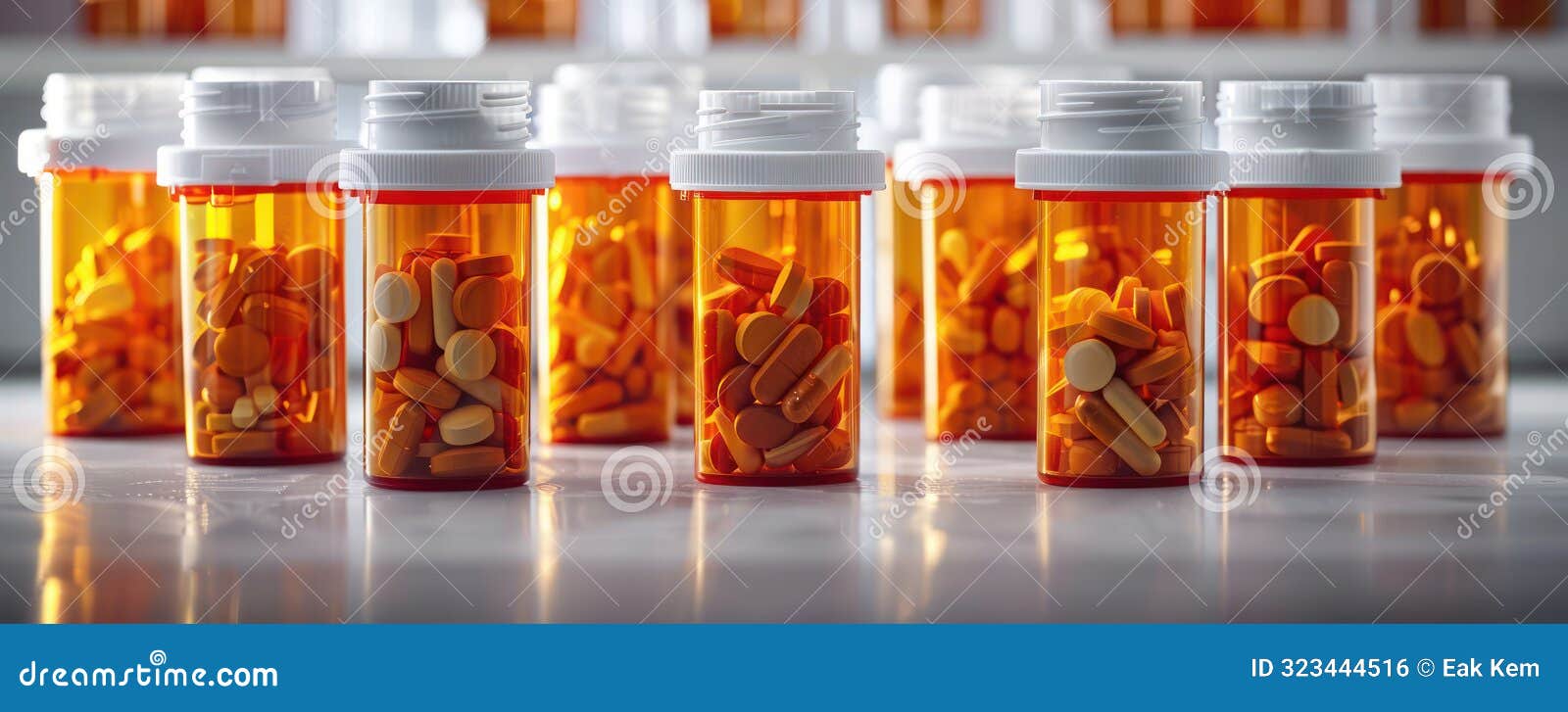 Efficient Medication Delivery Service Featuring Pharmaceutical Bottles ...