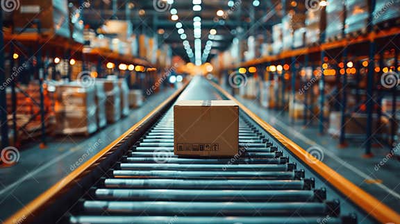 Efficient Movement of Goods Using Warehouse Conveyor Belt Stock ...