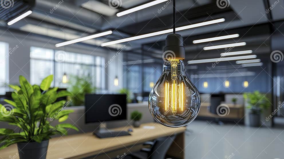 Efficient Office Lighting Installation for Modern Workspaces Energy ...