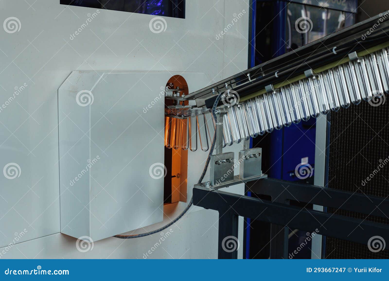 Efficient Plastic Bottle Production Line with Heating and Molding Stock ...