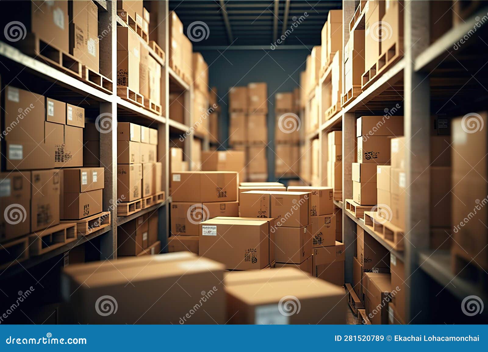 Efficient Retail Warehouse Management Organized Inventory in ...