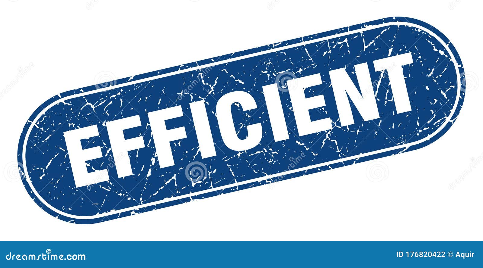 Efficient Sign. Efficient Grunge Stamp Stock Vector - Illustration of ...