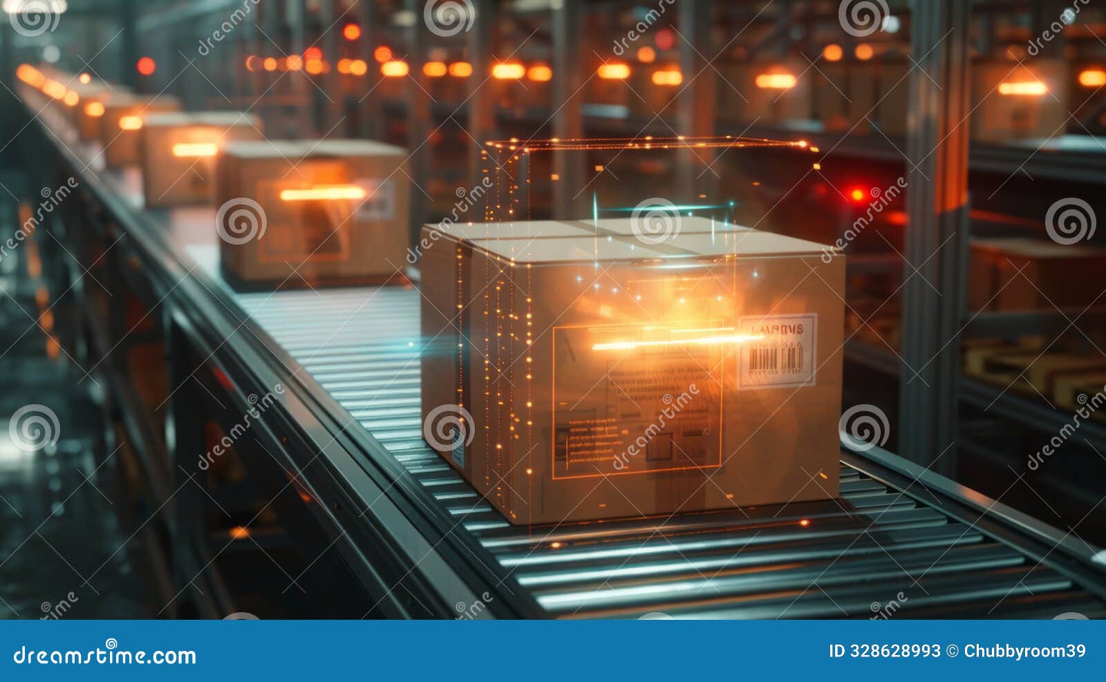 Efficient Sorting Process in a Warehouse Using Wireframe Hologram ...
