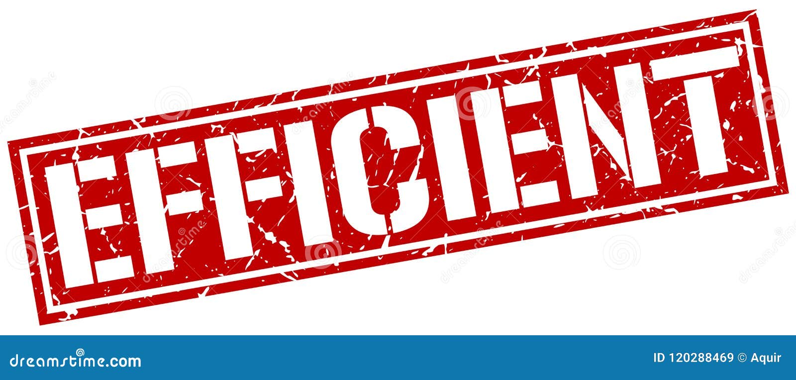 Efficient stamp stock vector. Illustration of vector - 120288469