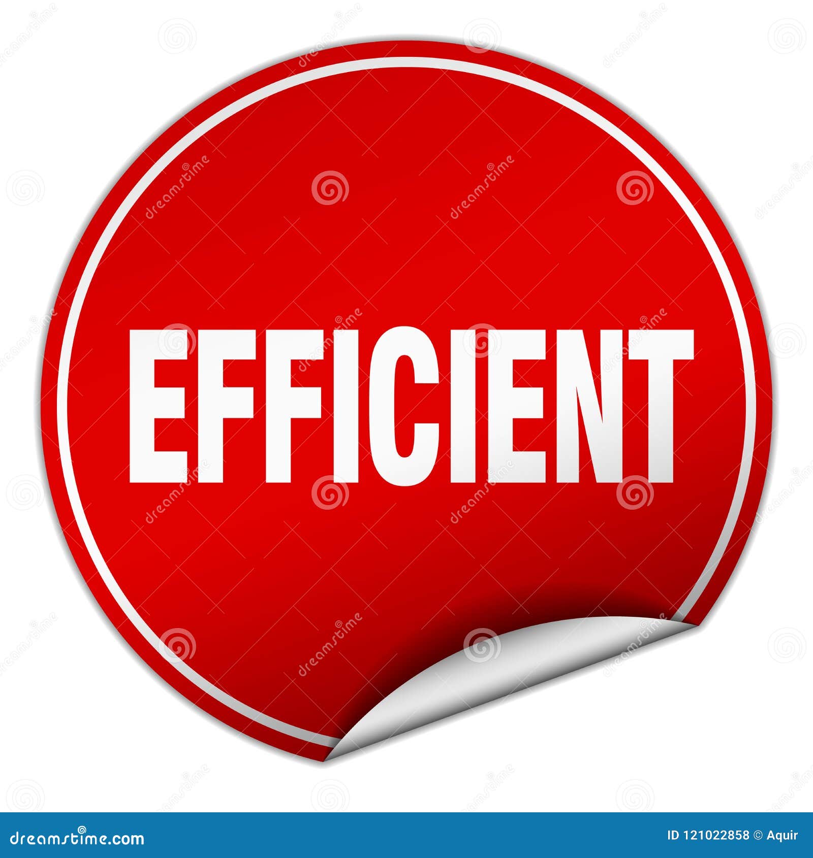 Efficient sticker stock vector. Illustration of peeler - 121022858