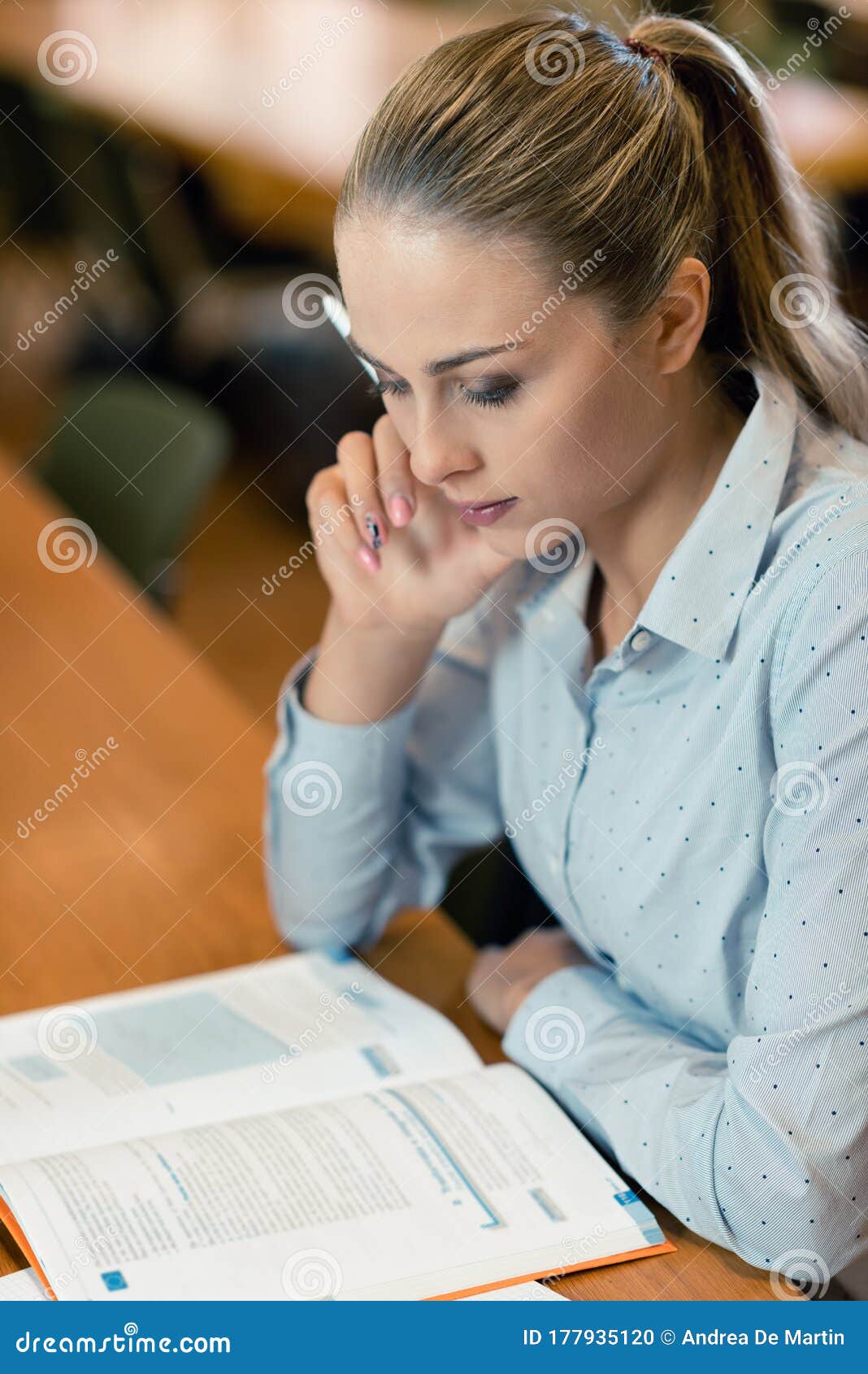 Efficient student stock photo. Image of efficient, intelligent - 177935120