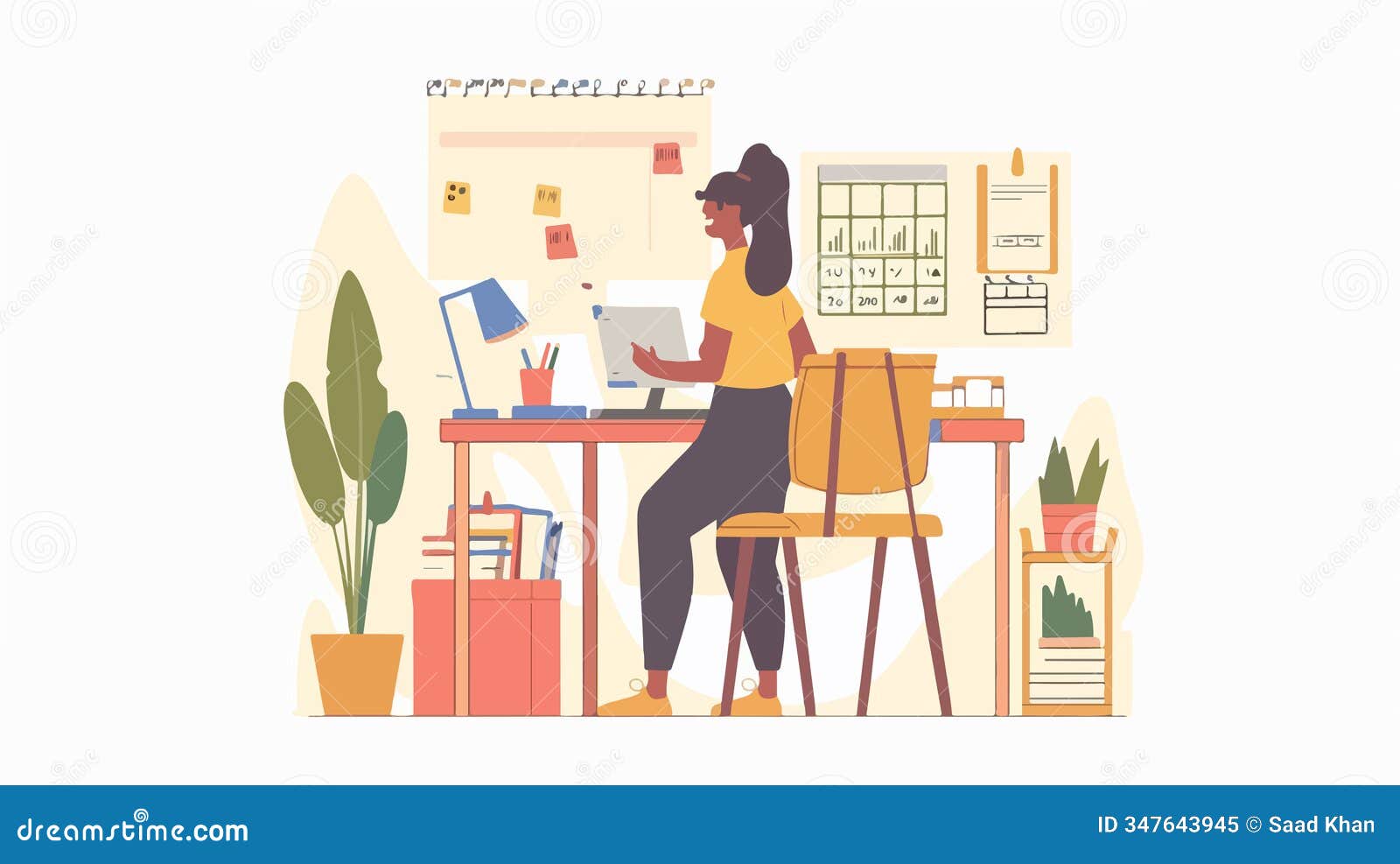 Efficient Task and Time Management with daily To-Do List Concept Stock ...