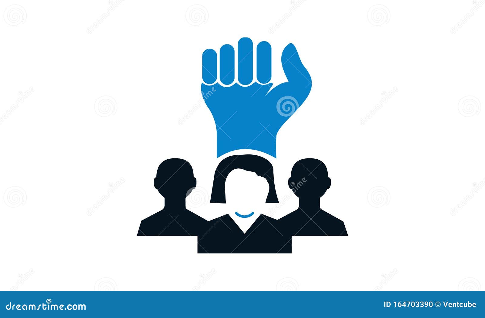 Efficient Team Icon Vector Illustration Stock Illustration ...