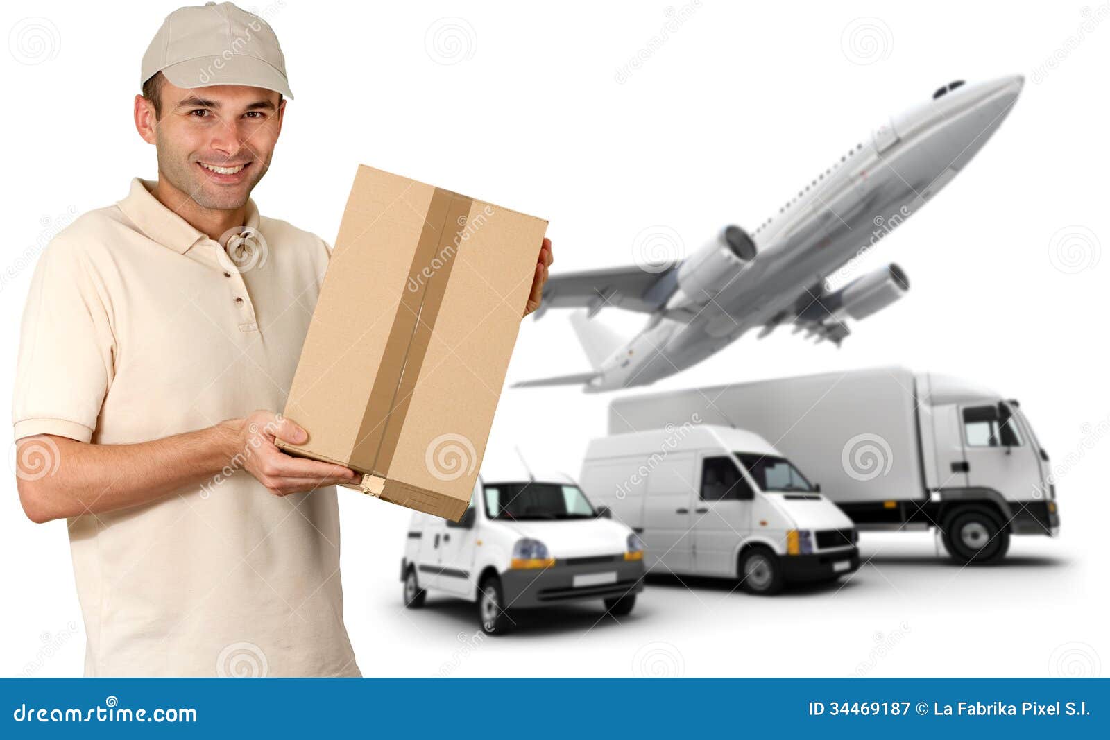 Efficient Transport Service Stock Image - Image of lorry, caucasian ...