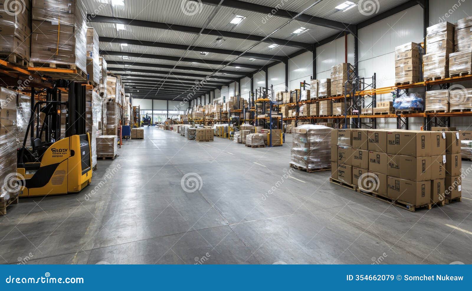 Efficient Warehouse Operations Modern Facility Business Environment ...
