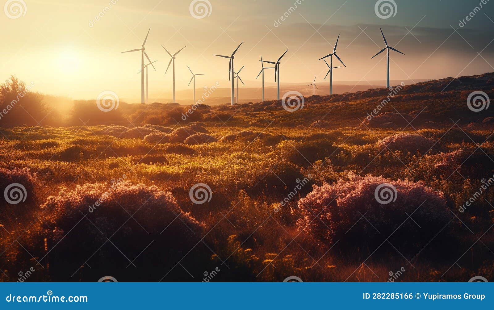 Efficient Wind Power Generation Turns Yellow Meadow into Sustainable ...