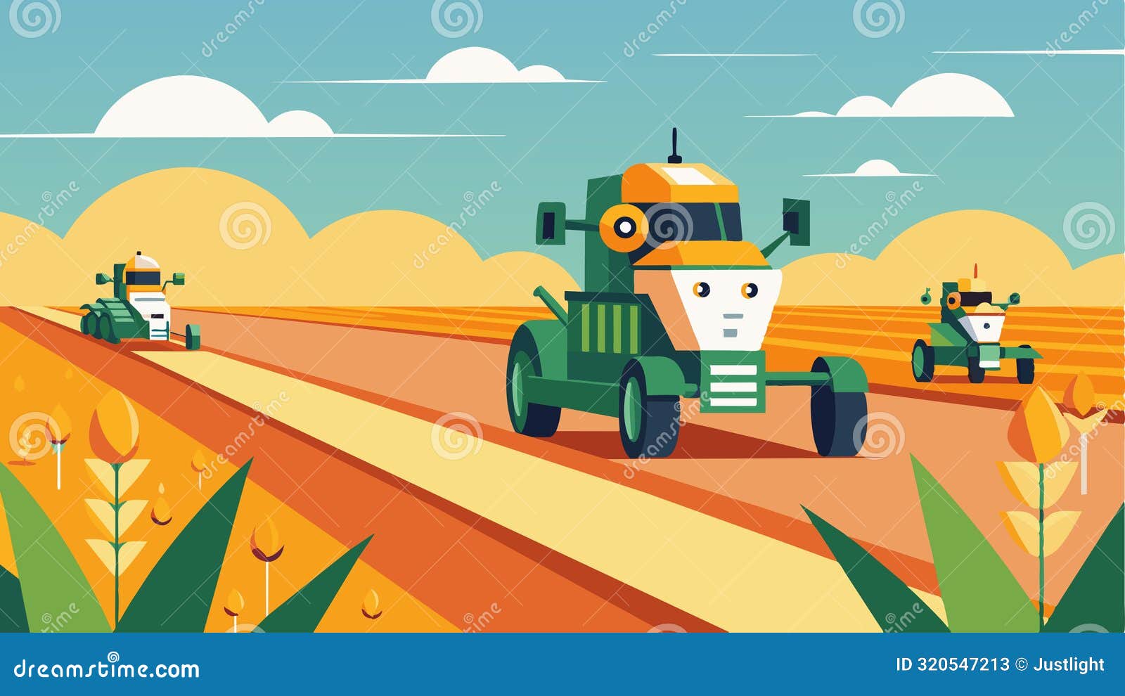 Efficiently and Swiftly Robotic Corn Harvesters Glide through the ...