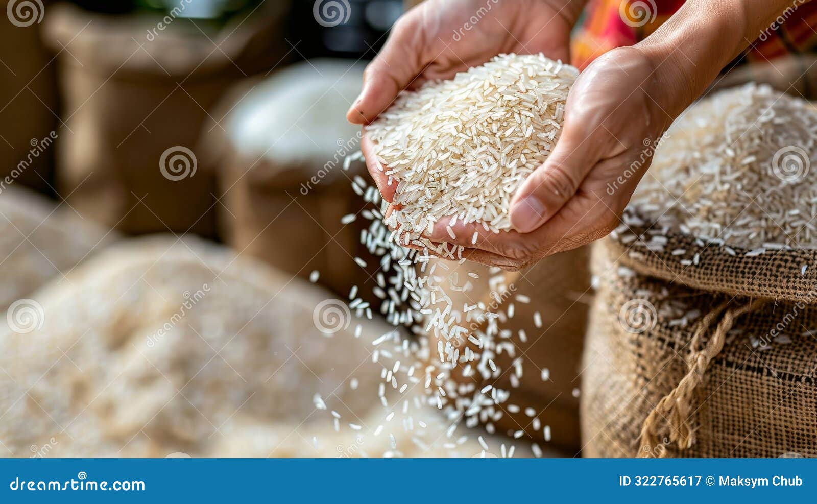 Efficiently Transferring Rice into a Sack with Both Hands in a ...