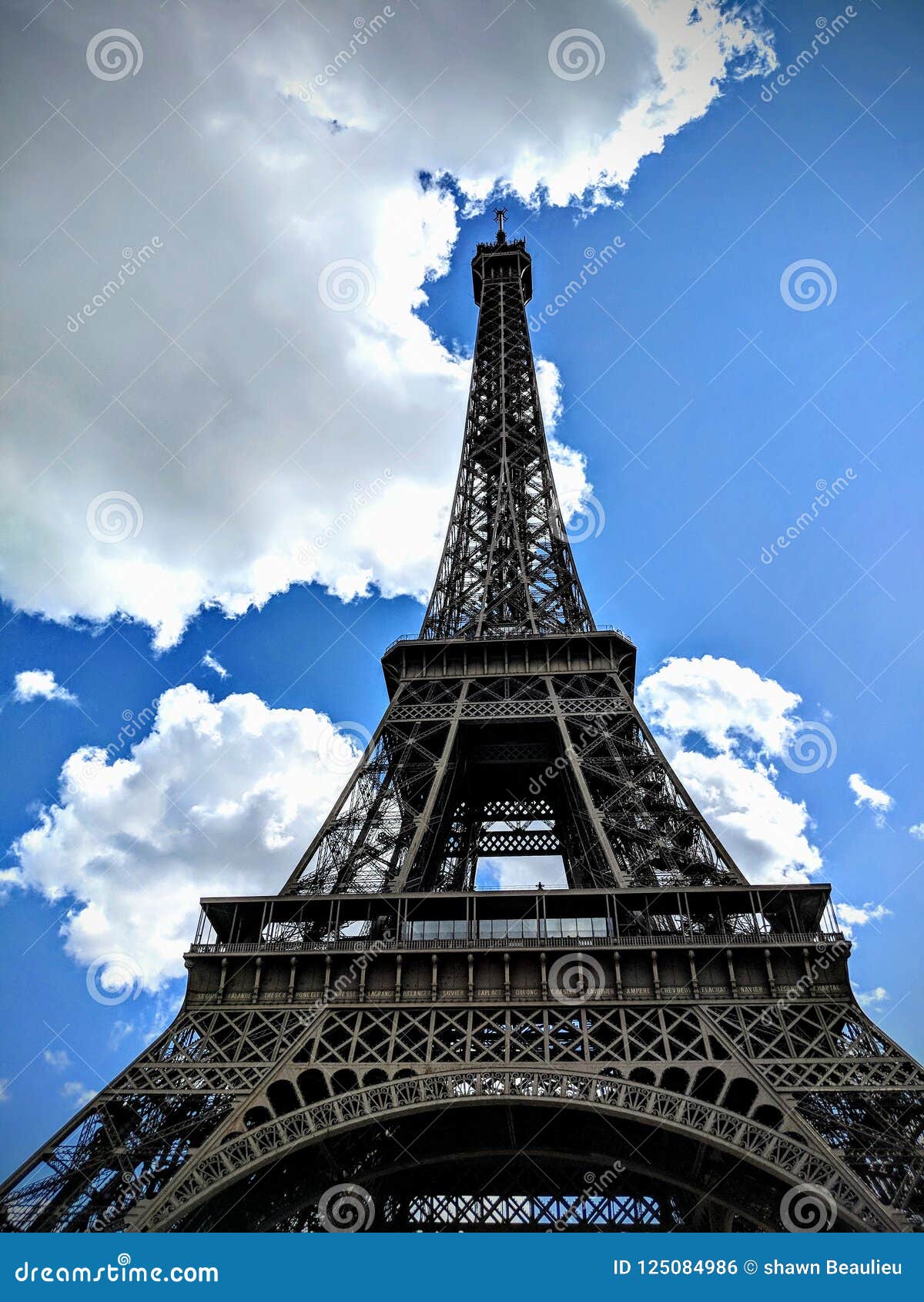 Effiel tower paris stock photo. Image of paris, travel - 125084986