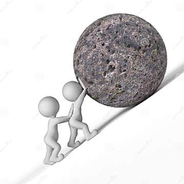 Effort stock illustration. Illustration of adult, effort - 14873363